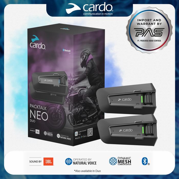 Jual CARDO PACKTALK NEO DUO INTERCOM (GARANSI RESMI PT. PAS) - Jakarta ...