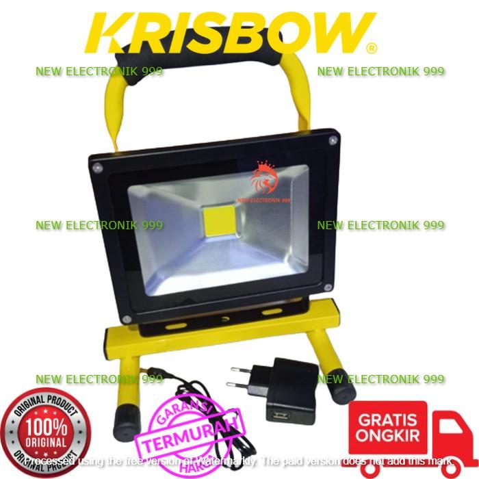 Jual KRISBOW LED WORKLIGHT 50 WATT RECHARGEABLE Krisbow Lampu Sorot Led ...