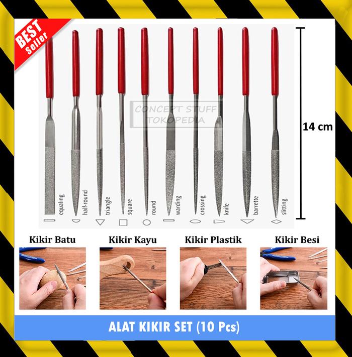 Jual ALAT KIKIR DIAMOND STEEL BESI BATU KAYU KECIL MINI SAW FILE FILES ...