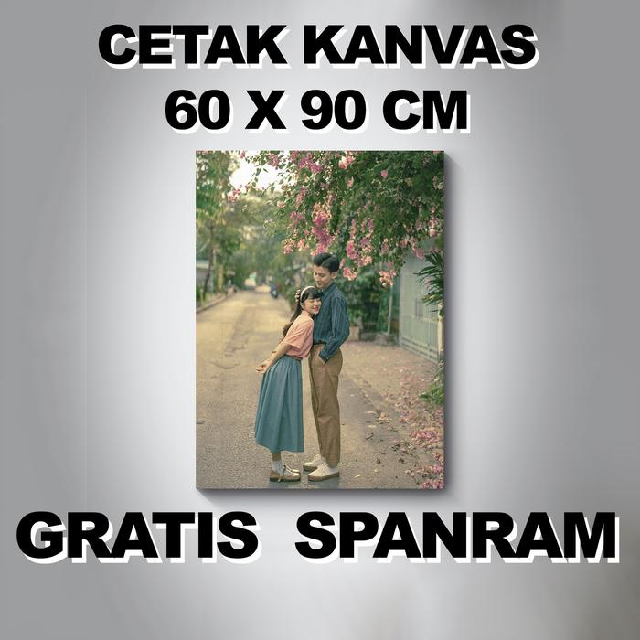 Jual Cetak Foto Kanvas/Canvas Photo Print 60x90 Cm (Gratis Spanram ...