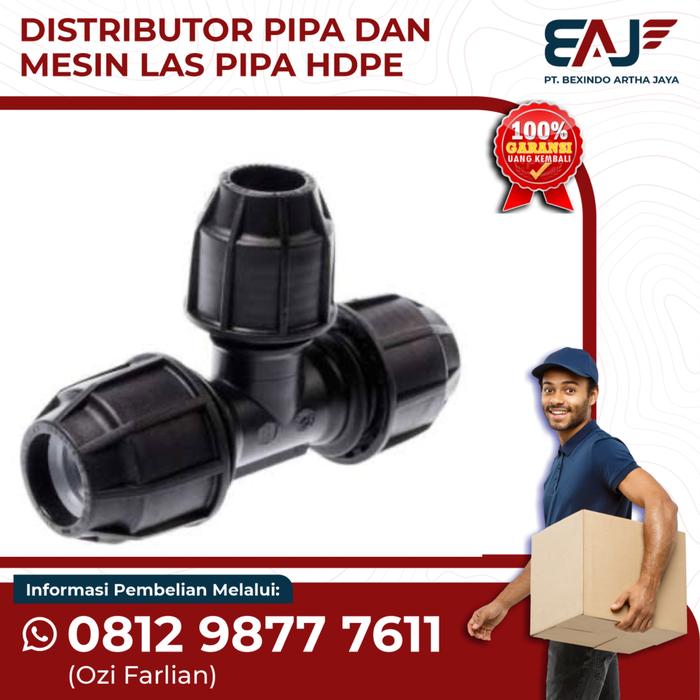 Jual Tee Reducer HDPE 4 Inch/110mm - Tee Penyambungan Pipa HDPE ...