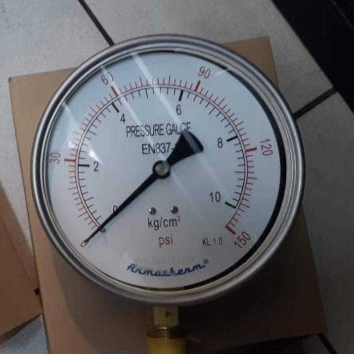 Jual Pressure gauge armatherm 6" x 1/2" x 10 bar - Jakarta Barat ...