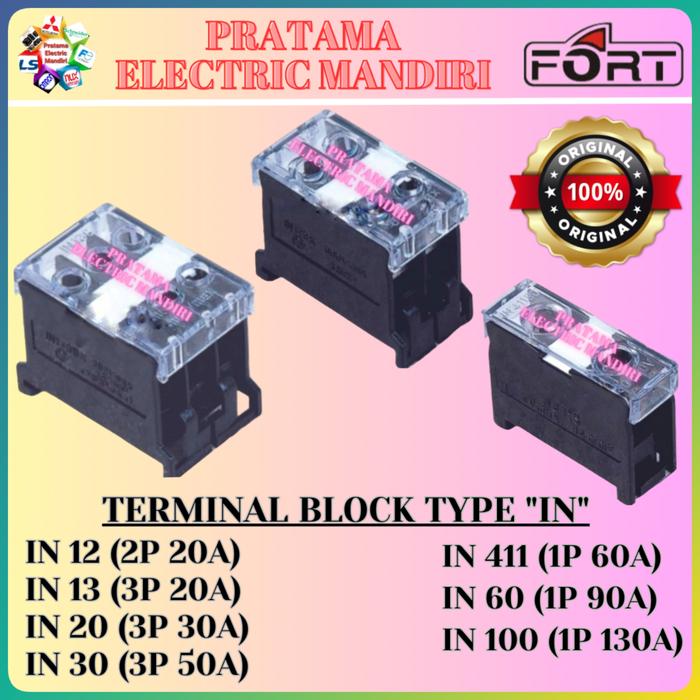 Jual Terminal Block Blok IN 12 IN-12 2 Pole 20A - Jakarta Barat ...
