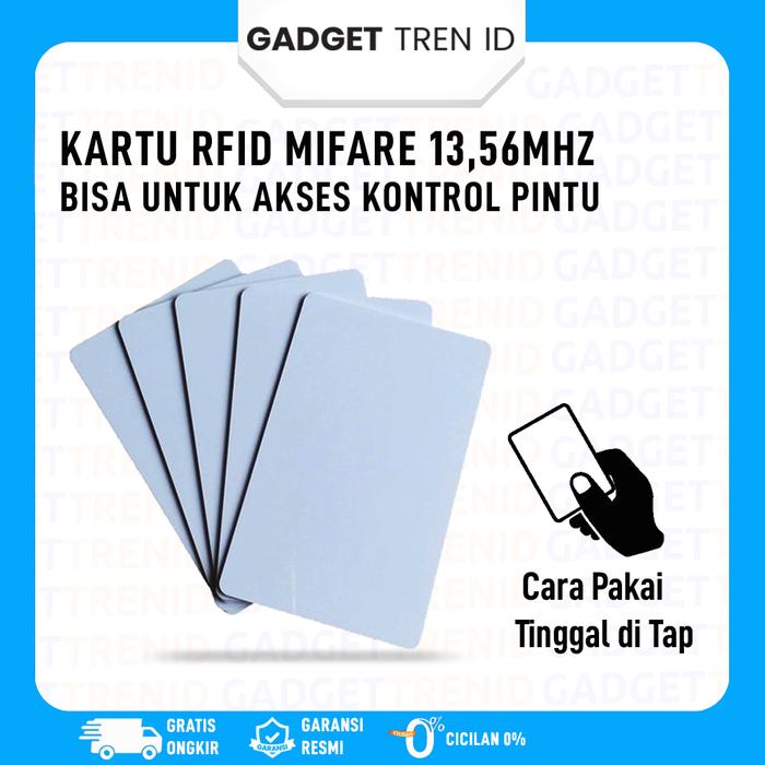 Jual Kartu Absensi Mifare / RFID 13.56 MHz Card Tag / Kartu Akses Pintu ...