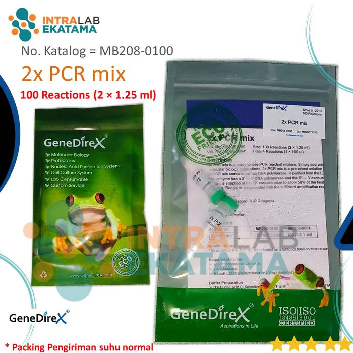 Jual 2x PCR mix, Mater mix (MB208-0100), GeneDireX - Kota Bogor - Intralab Ekatama | Tokopedia