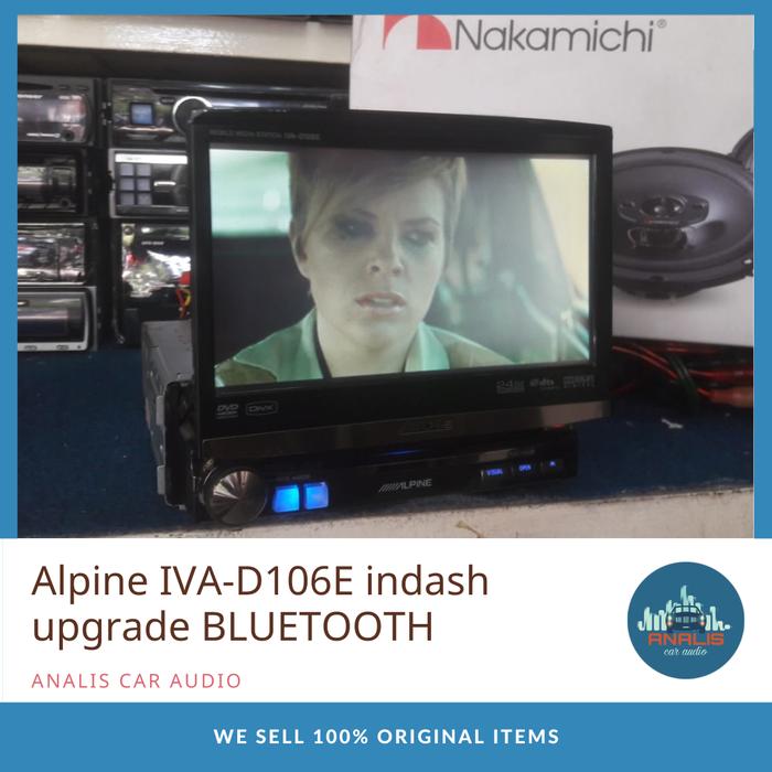 Jual Head Unit Single Din ALPINE IVA-D106E indash upgrade BLUETOOTH ...