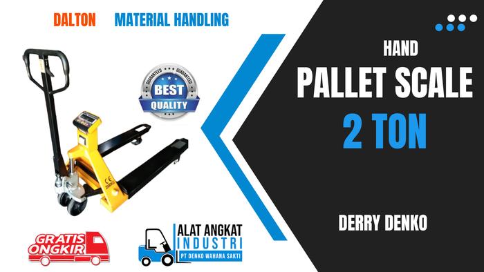 Jual Hand Pallet Scale Kapasitas 2 Ton Brand Dalton - Jakarta Pusat ...