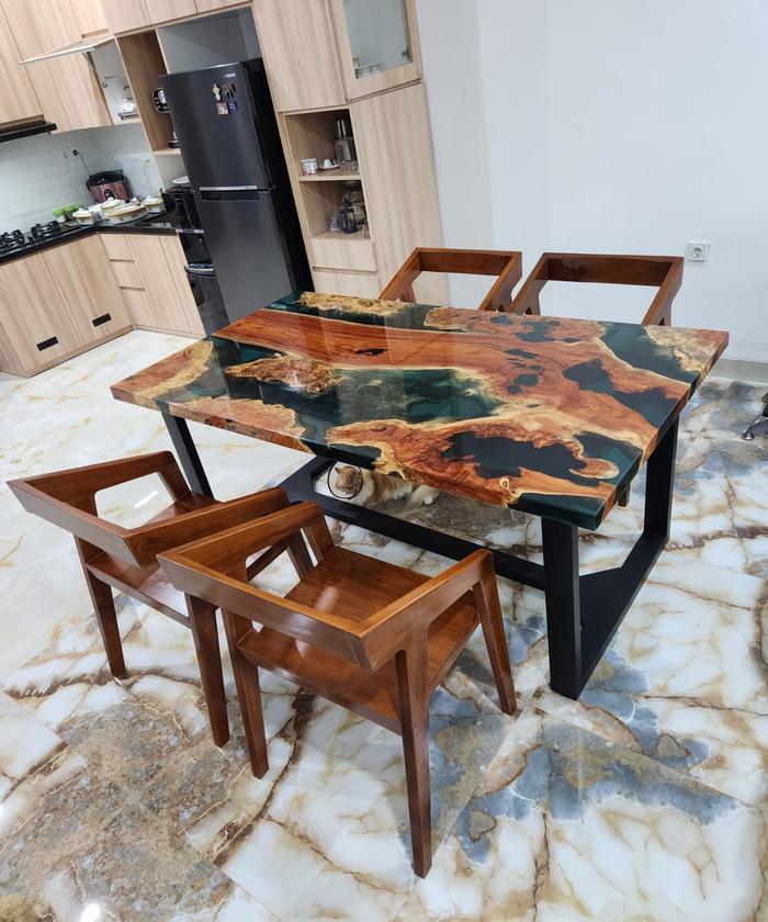 Jual Kursi Cafe Kayu Jati Kursi Makan Kayu Jati Minimalis - Kota ...