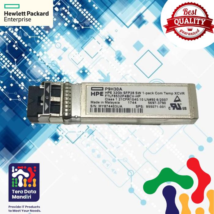 Jual SFP HPE 32G FC Short-Wavelength SFP+ Transceiver/P9H30A - Jakarta Utara - iT - Tech | Tokopedia