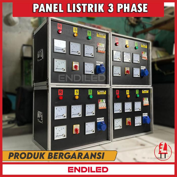 Jual Panel listrik 3 phase sound system lighting vidieotron 63a - Kota ...