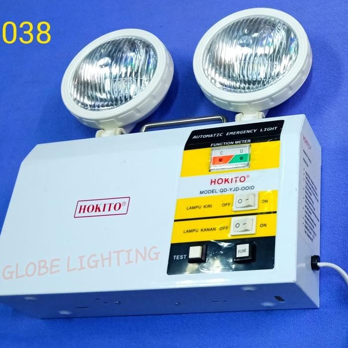 Jual LAMPU EMERGENCY HOKITO/HALOGEN LED MATA KUCING TYPE DK-1038 ...