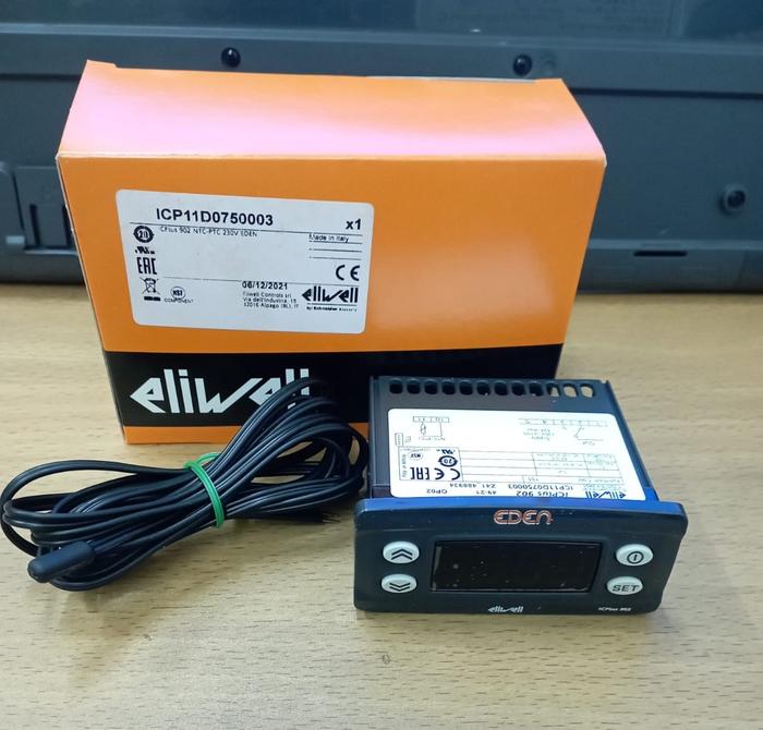 Jual Digital Thermosta ELIWELL ICPlus 902 230V + Sensor NTC Hitam - Jakarta Utara - ciptalestari ...