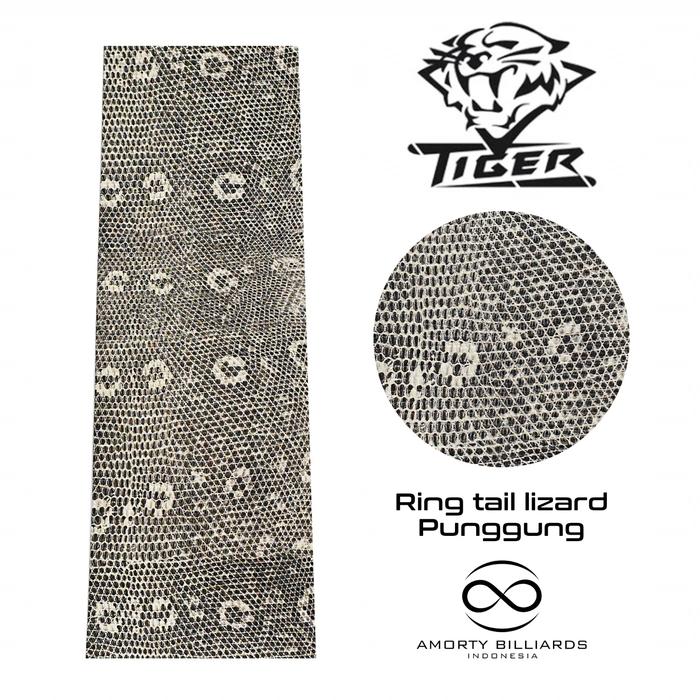 Jual Tiger Ring Tail Lizard Embossed Leather Wrap Back (Punggung ...