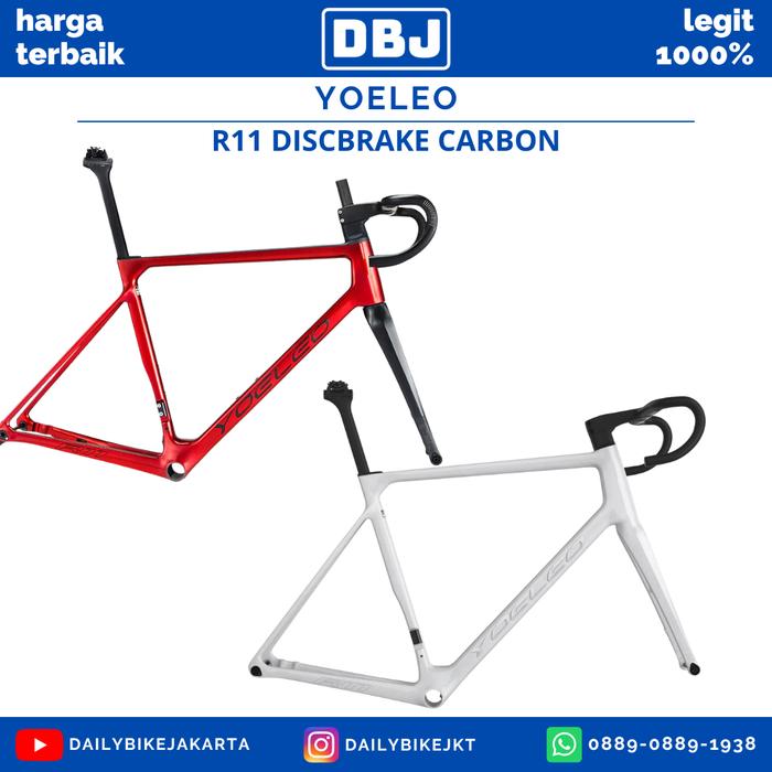 Jual FRAMSET SEPEDA ROADBIKE YOELEO R11 DISCBRAKE CARBON UCI APPROVED ...