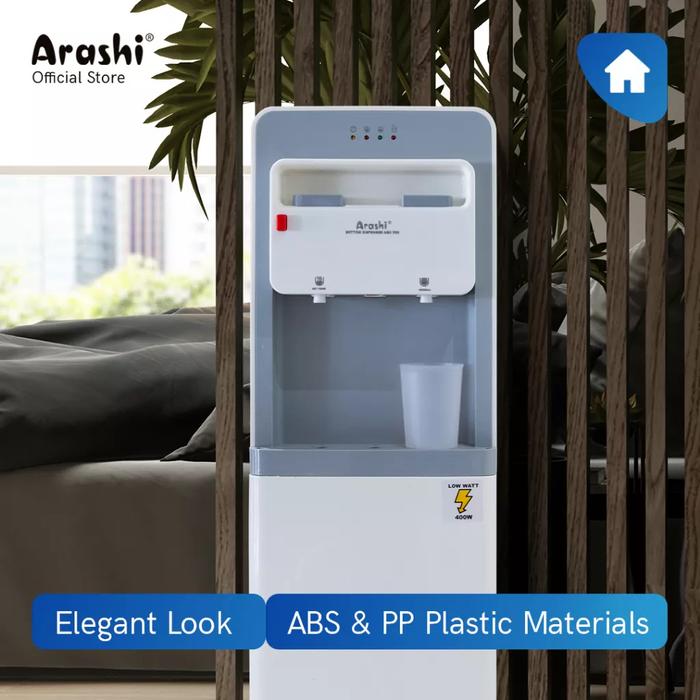 Jual ARASHI Dispenser Air AMD 02B - Galon Bawah - Dingin Es Dan Hot ...
