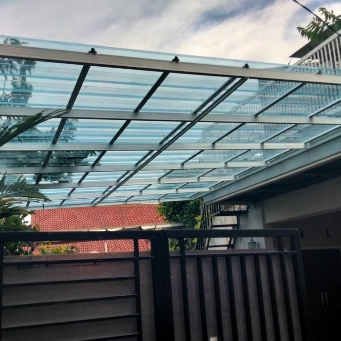 Jual kanopi atap spandek transparan - Kota Depok - Bumi baja ringan Sni ...