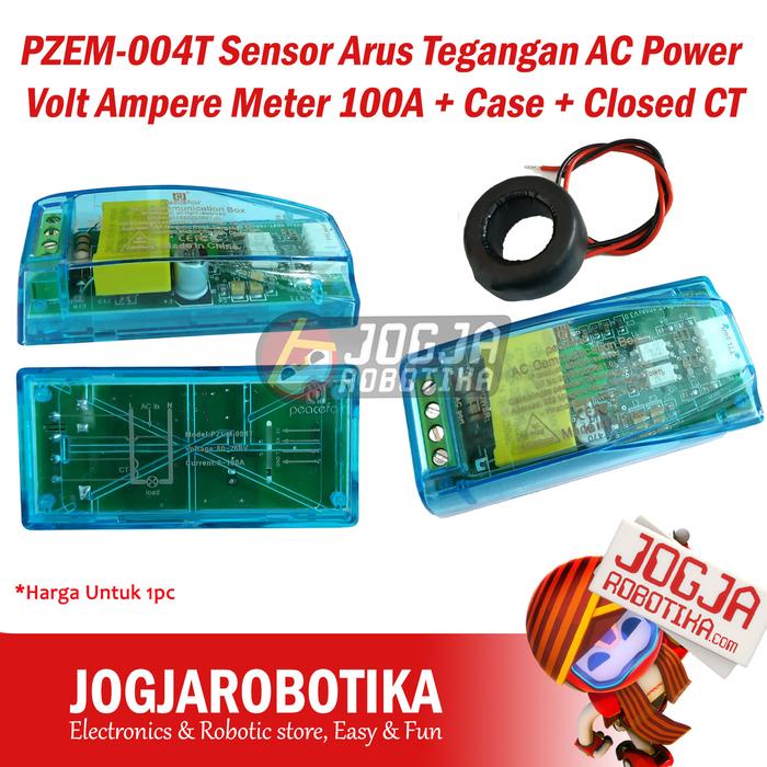 Jual PZEM-004T Sensor Arus Tegangan AC Power Watt Volt Ampere Energy ...