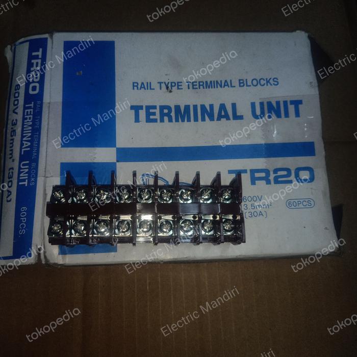 Jual TERMINAL BLOCK BLOK MODEL KASUGA 20A TR-20 / TR20 - Jakarta Pusat ...