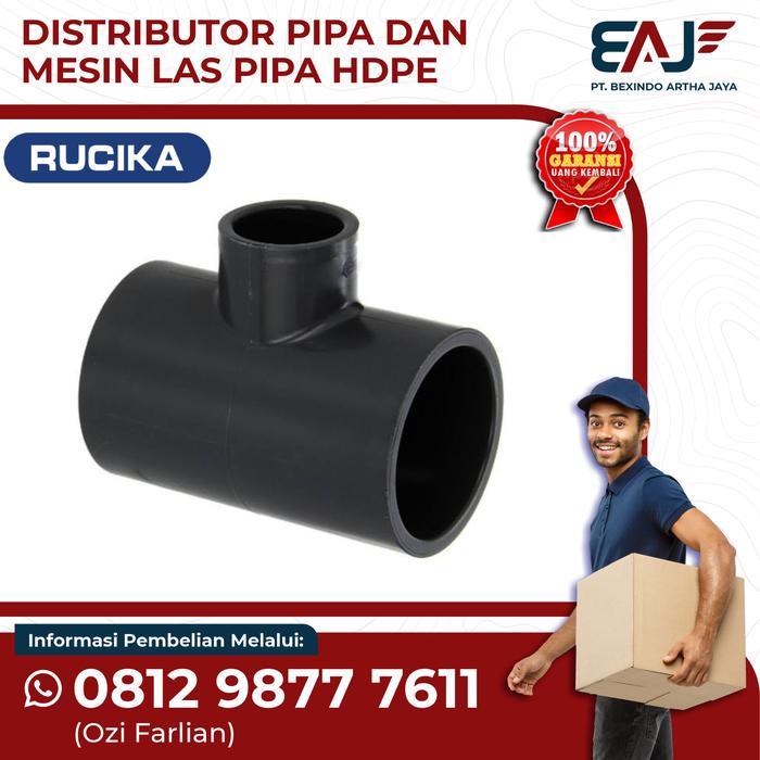 Jual Tee Penyambung Pipa HDPE 8Inch 200 - Tee Injection - Tee Reducer ...