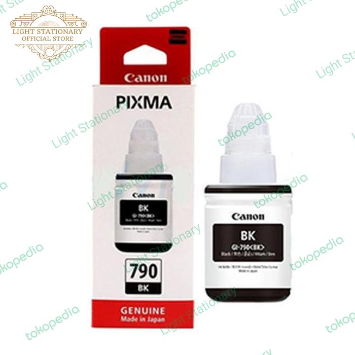 Jual TINTA CANON Gi-790 ORIGINAL G1010 G2010 G3010 G1000 G2000 BLACK ...