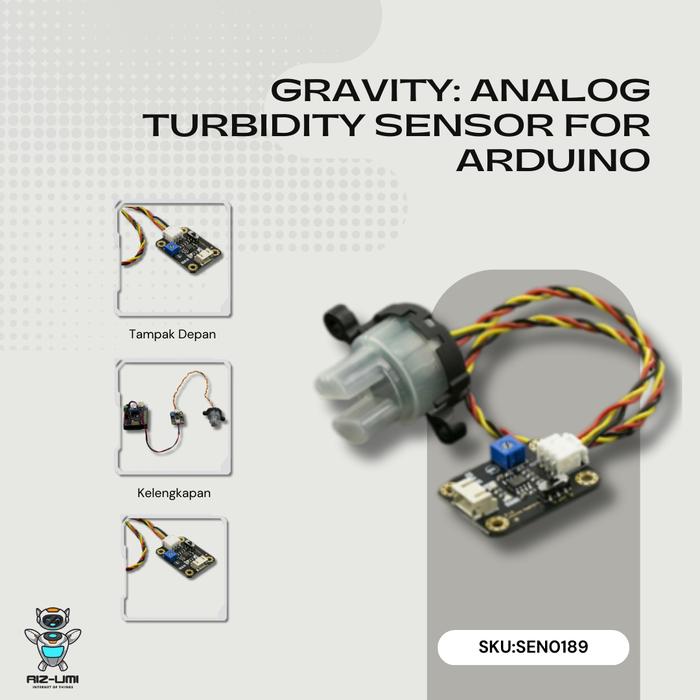 Jual Analog Turbidity Sensor For Arduino Kab Sleman Riz Umi Tokopedia