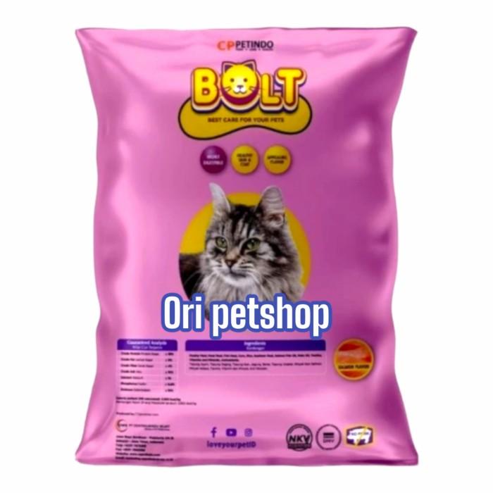 Jual Bolt Salmon Adult Dry Cat Food Makanan Kucing Dewasa 800gr - Kota ...