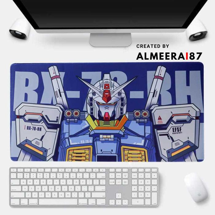 Jual Alas Mouse Gaming Mouse Pad Gaming XL Jumbo 80 x 40 Cm Anti Slip ...
