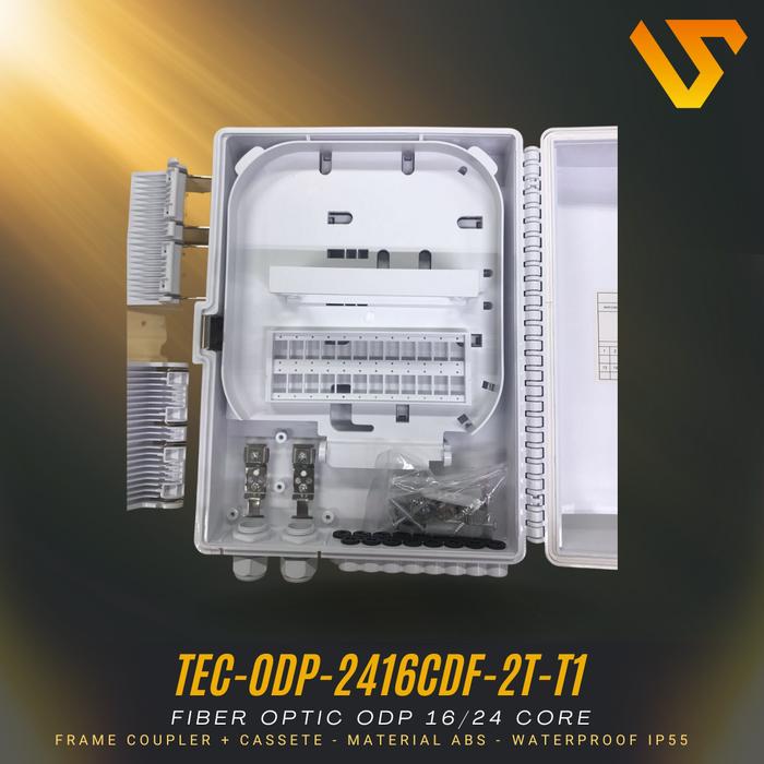 Jual Tarmoc Fiber Optic Odp 16 Core Plc Box Cassete Splitter Double ...