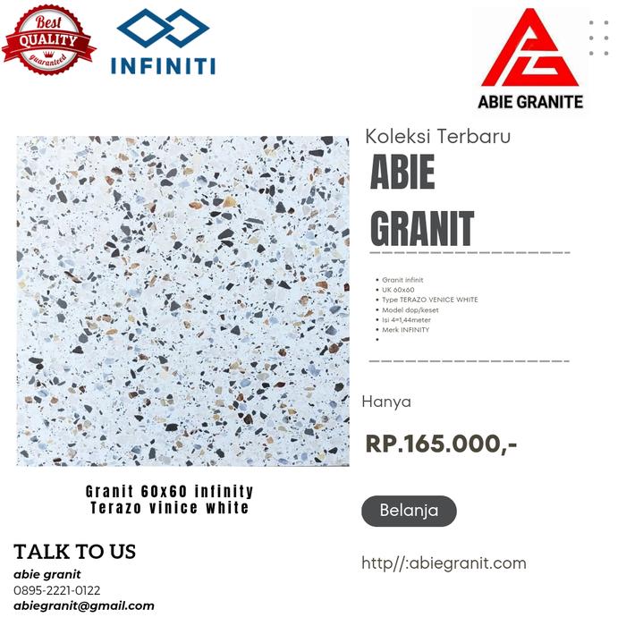 Jual Granit infinity 60x60 Terazo Venice white - Kab. Bogor - Abie ...