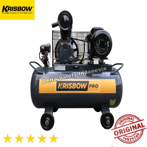 Jual Kompresor Angin Listrik 1Hp 10 Bar 60LKrisbow Air Compressor ...