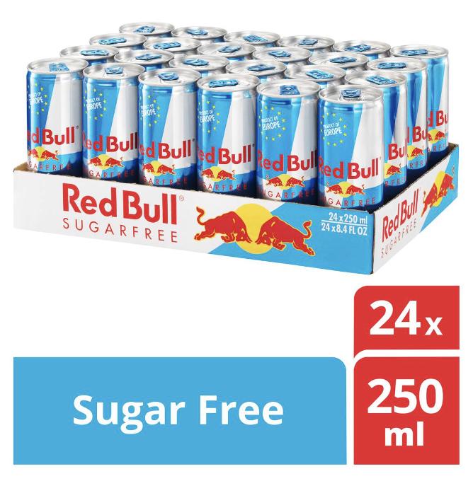 Jual Red Bull Energy Can Drink - Sugar Free 24 x 250ml (CTN) - Kota ...