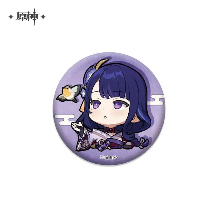 Jual Raiden - Genshin Impact Chibi Emoji Badge - Official Merchandise ...
