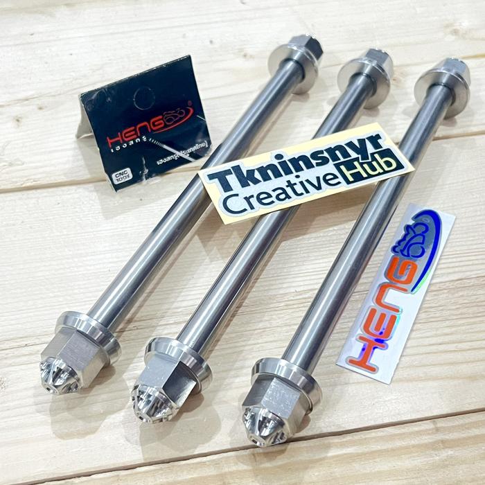 Jual As Roda Depan Stainless Heng CNC V2H Vario 125/150 BeAT Scoopy ...