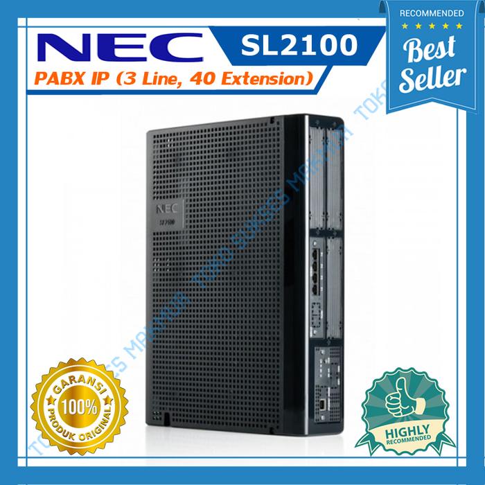 Jual Pabx NEC SL2100 ( 3 Line 40 Extension ) / PABX IP NEC SL-2100 ...