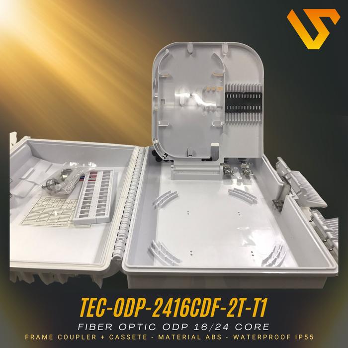 Jual Tarmoc Fiber Optic Odp 16 Core Plc Box Cassete Splitter Double ...