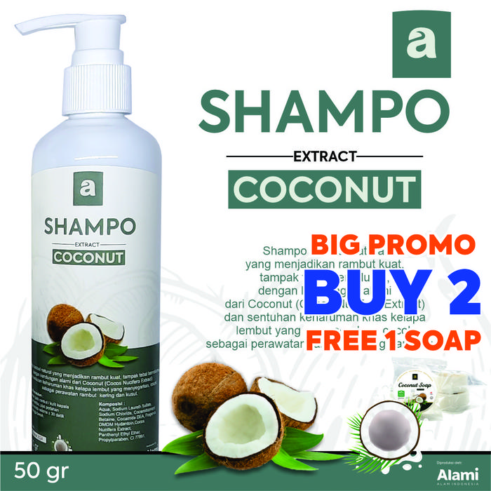Jual Shampo Vco coconut extrak kelapa 250 gr | alami alam indonesia ...