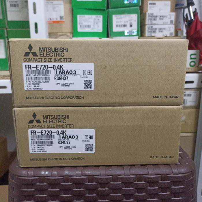 Jual FR-E720-0.4K INVERTER MITSUBISHI 0.4KW 220V ORIGINAL - Kota Bandung - Mitra Jaya Elektric ...