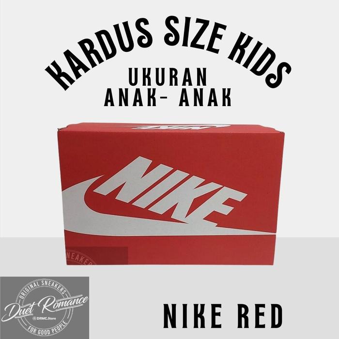 Jual Dus ANAK / Kardus / Box / Inner Box / Tempat Sepatu NIKE RED KIDS ...
