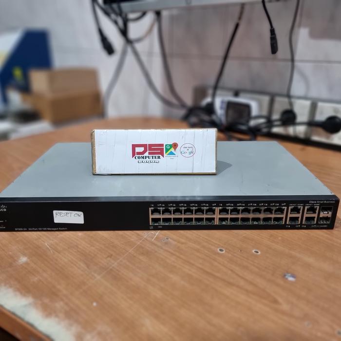 Jual Cisco SF300-24 24-Port Managed Switch with Gigabit Uplinks SFP ...