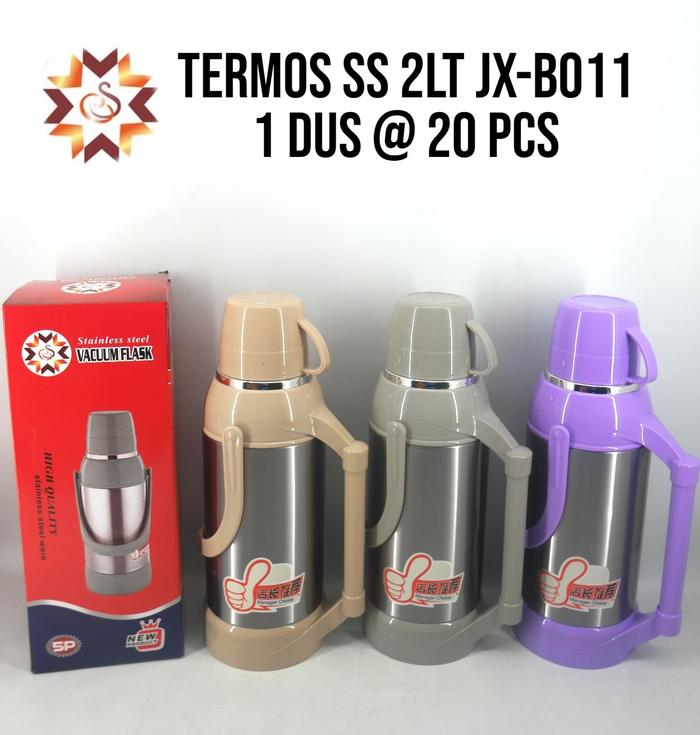 Jual Termos Air Panas Dingin Tahan Lama 2Liter Stainless JXB011 ...