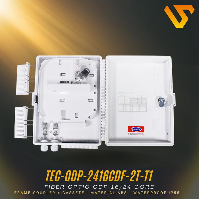 Jual Tarmoc Fiber Optic Odp 16 Core Plc Box Cassete Splitter Double ...