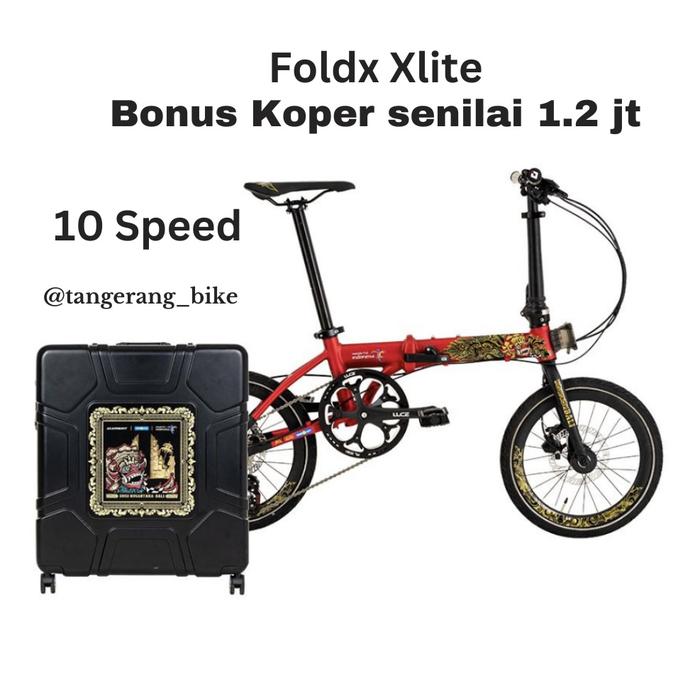 Jual Sepeda Element Foldx Xlite 16 Inchi 10 Speed Edisi Nusantara Bali - Kota Tangerang Selatan ...