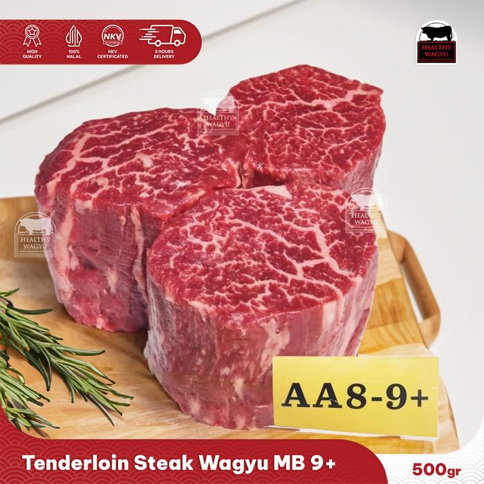 Jual Australian Premium Wagyu Tenderloin Mb 9 Full Blood 500gr - Kota ...