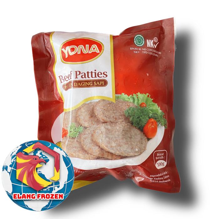 Jual Beef Patties Burger Yona / Daging Burger 500gr - Kota Bekasi ...