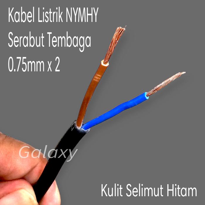 Jual Kabel Listrik PLN NYMHY Serabut Tembaga - 2 x 0.75mm / 2 x 1.5mm ...