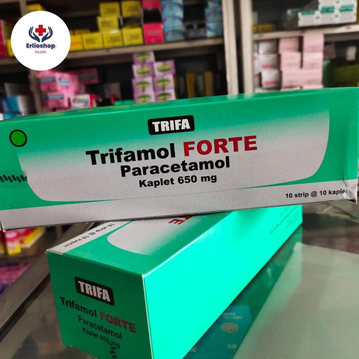 Jual trifamol forte 650mg box - Kab. Bogor - erlioshop | Tokopedia
