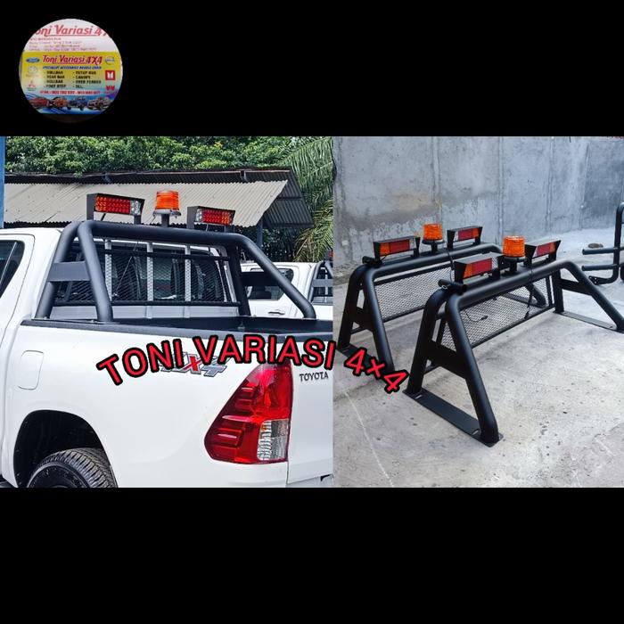 Jual Rollbar Roll Bar Spek Tambang Komplit Lampu Double Cabin Hilux ...