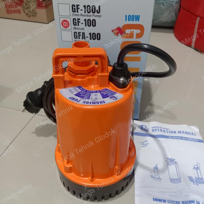 Jual Mesin Pompa Celup SHOWFOU GOLDFISH GF100N Pompa Air Kolam Ikan ...