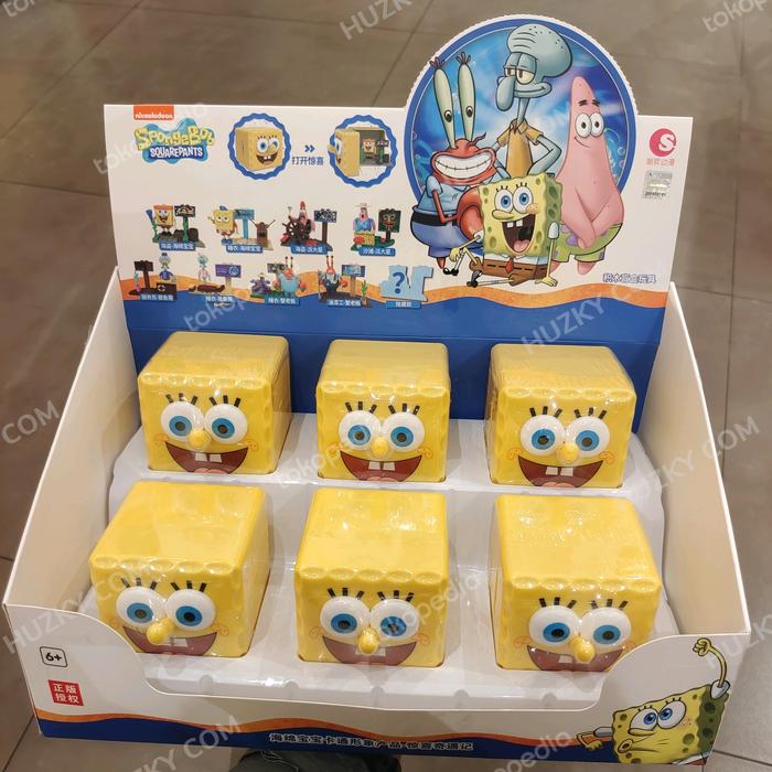 Jual MINISO Figure NICKELODEON Spongebob Squarepants Diorama 1pc Random ...