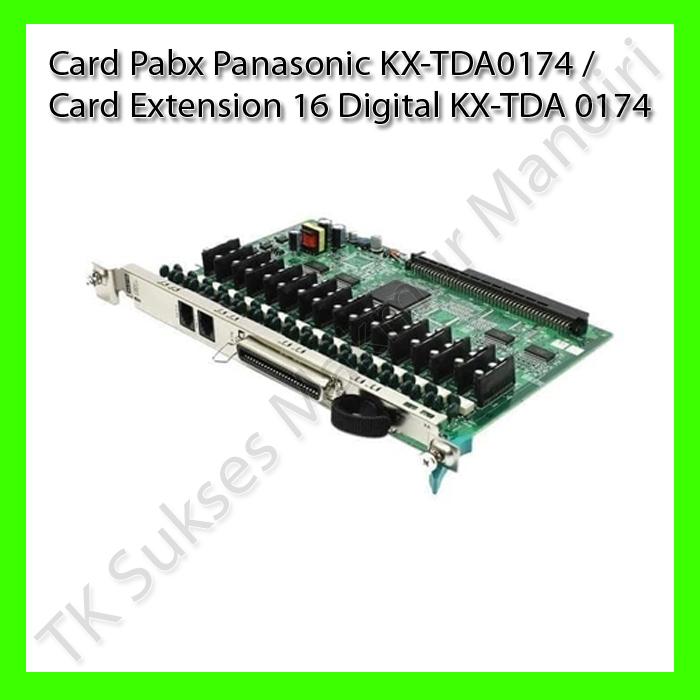 Jual Card Pabx Panasonic KX-TDA0174 / Card Extension 16 Digital KX-TDA ...